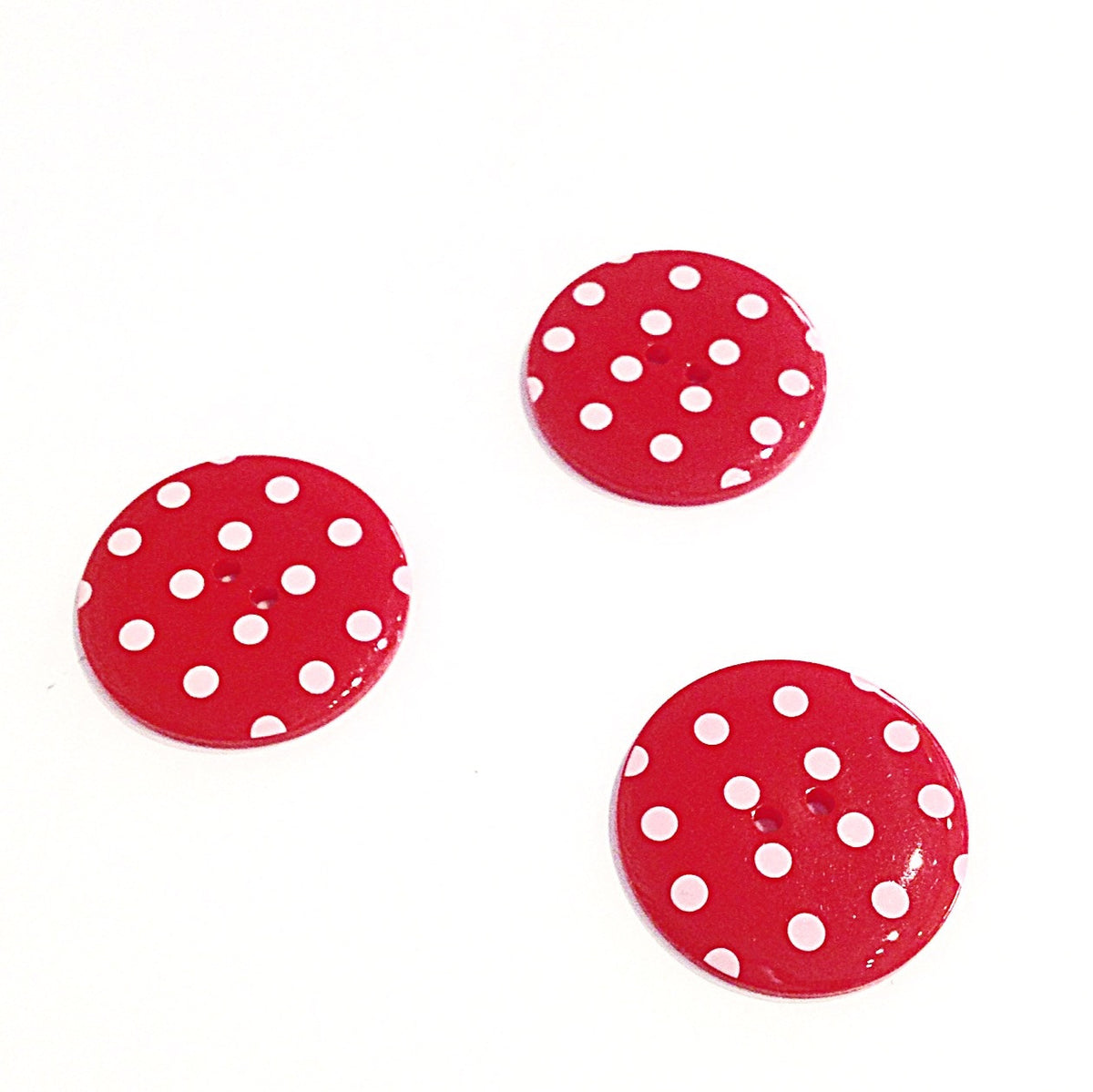 Red Polka Dot Buttons – Make Fabric Boutique