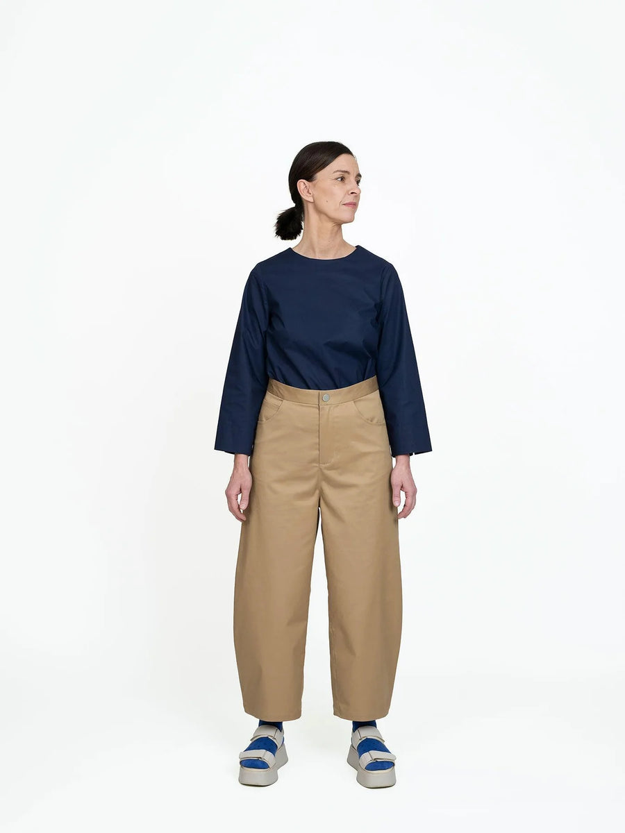 Barrel-Leg Trousers by The Assembly Line – Make Fabric Boutique