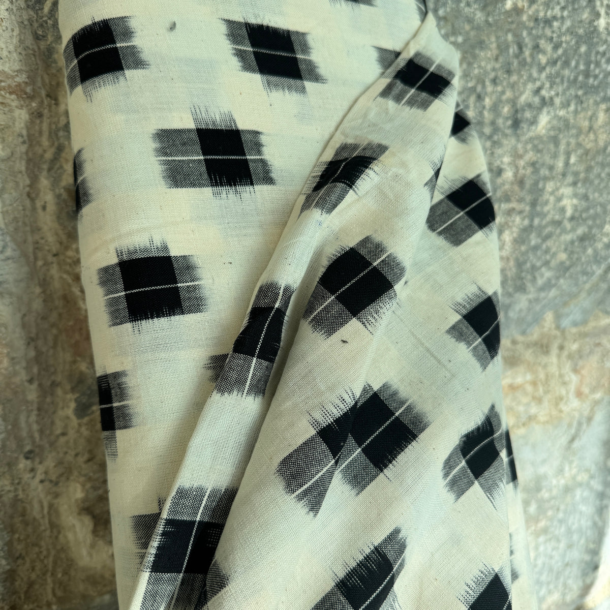 Snowcap Ikat Indian Cotton Fabric by Merchant & Mills - £20m – Make ...