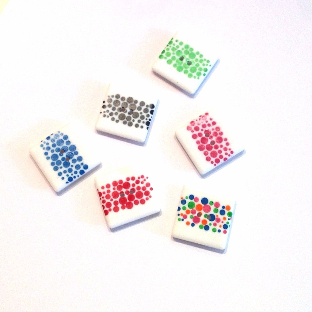 Square Spotty Button – Make Fabric Boutique