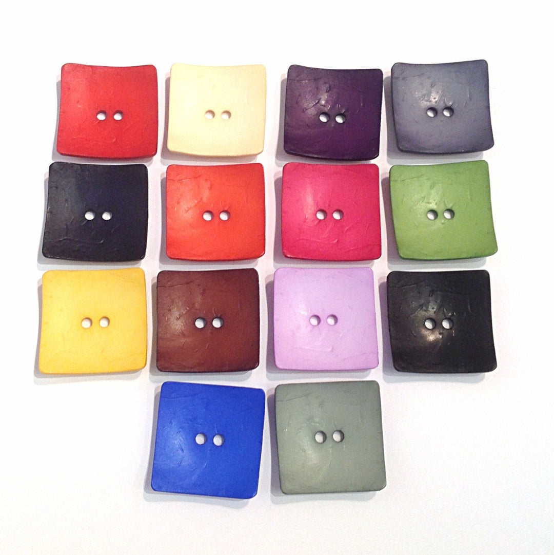 Square clothing buttons store