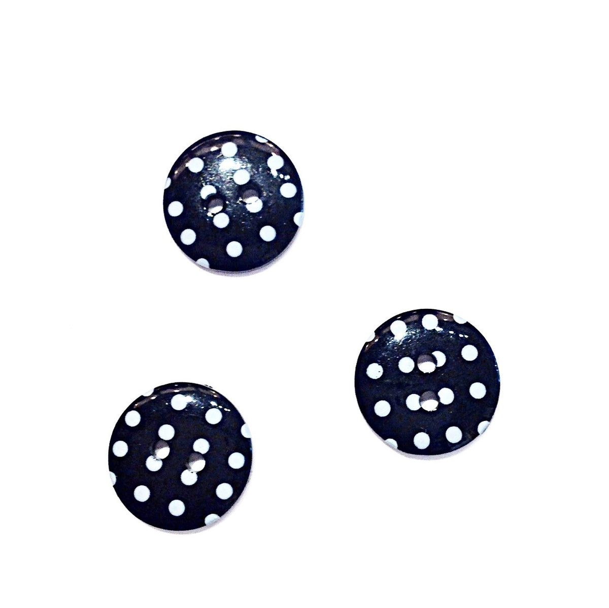 Black Polka Dot Buttons – Make Fabric Boutique